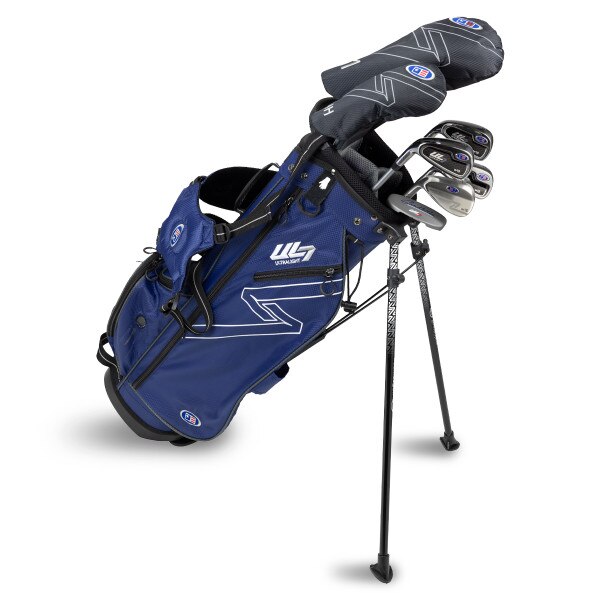 Left Hand UL7-54 7 Club Stand Set, Navy/Navy | U.S. Kids Golf